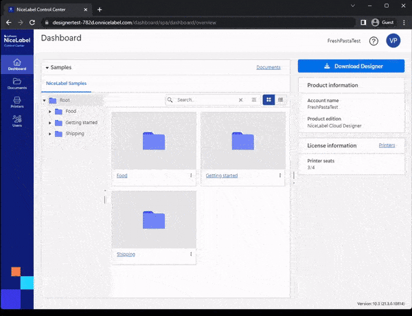 Professional Cloud Label Design by Loftware | SATO Oceania